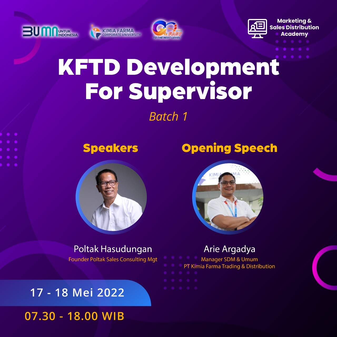 Summary of KFTD Development For Supervisor